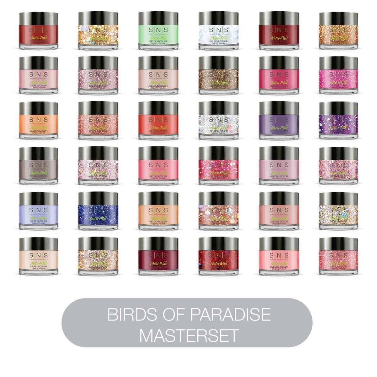SNS Birds of Paradise Collection - 36 Colors: BP01 - BP36 – SNS Nails