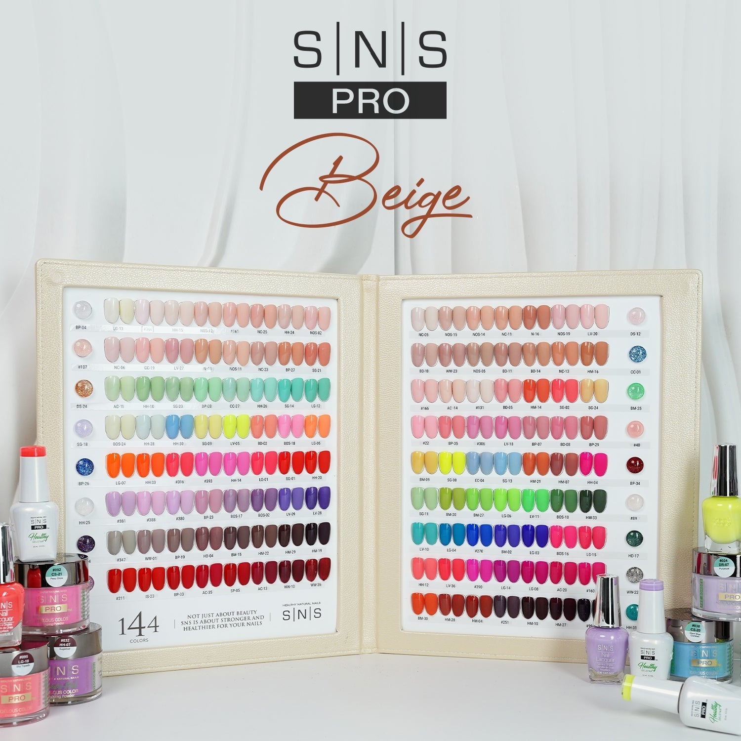 SNS Pro Dipping Powder - Set 144 Colors - Beige Collection – SNS Nails